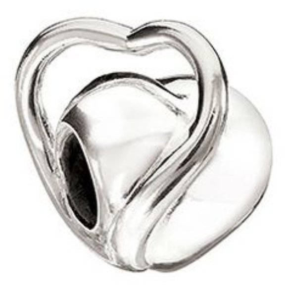 Chamilia | Jewelry | New Authentic Ss Chamilia Eternity Heart Charm ...